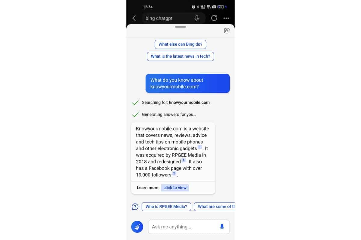 Microsoft Brings Its Bing AI Chat To Mobile Via Bing App, Edge Browser ... Microsoft Brings Its Bing AI Chat To Mobile Via Bing App, Edge Browser ...